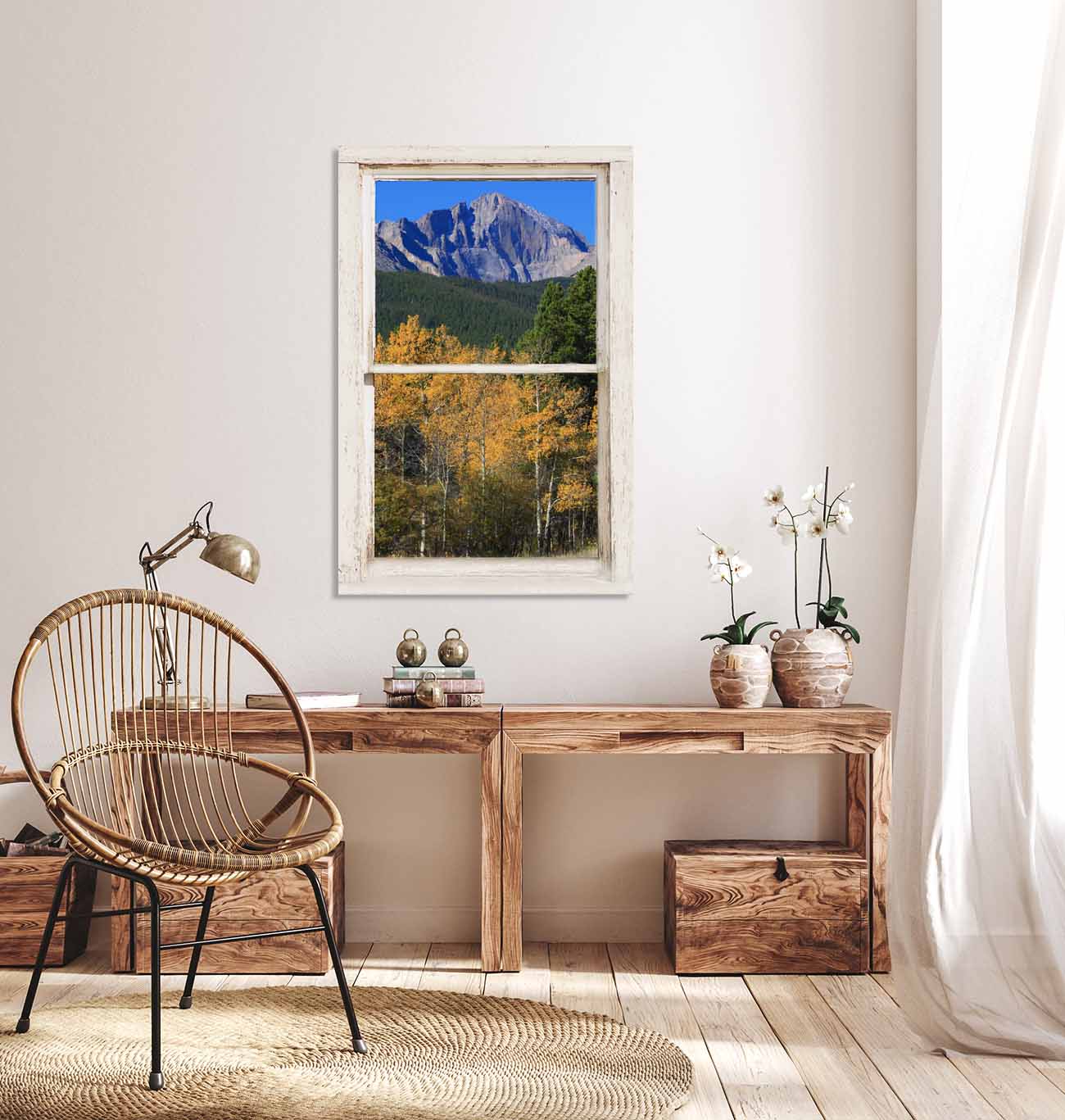 Window Frame Art | Luxury Window View Wall Art by Bo Insogna